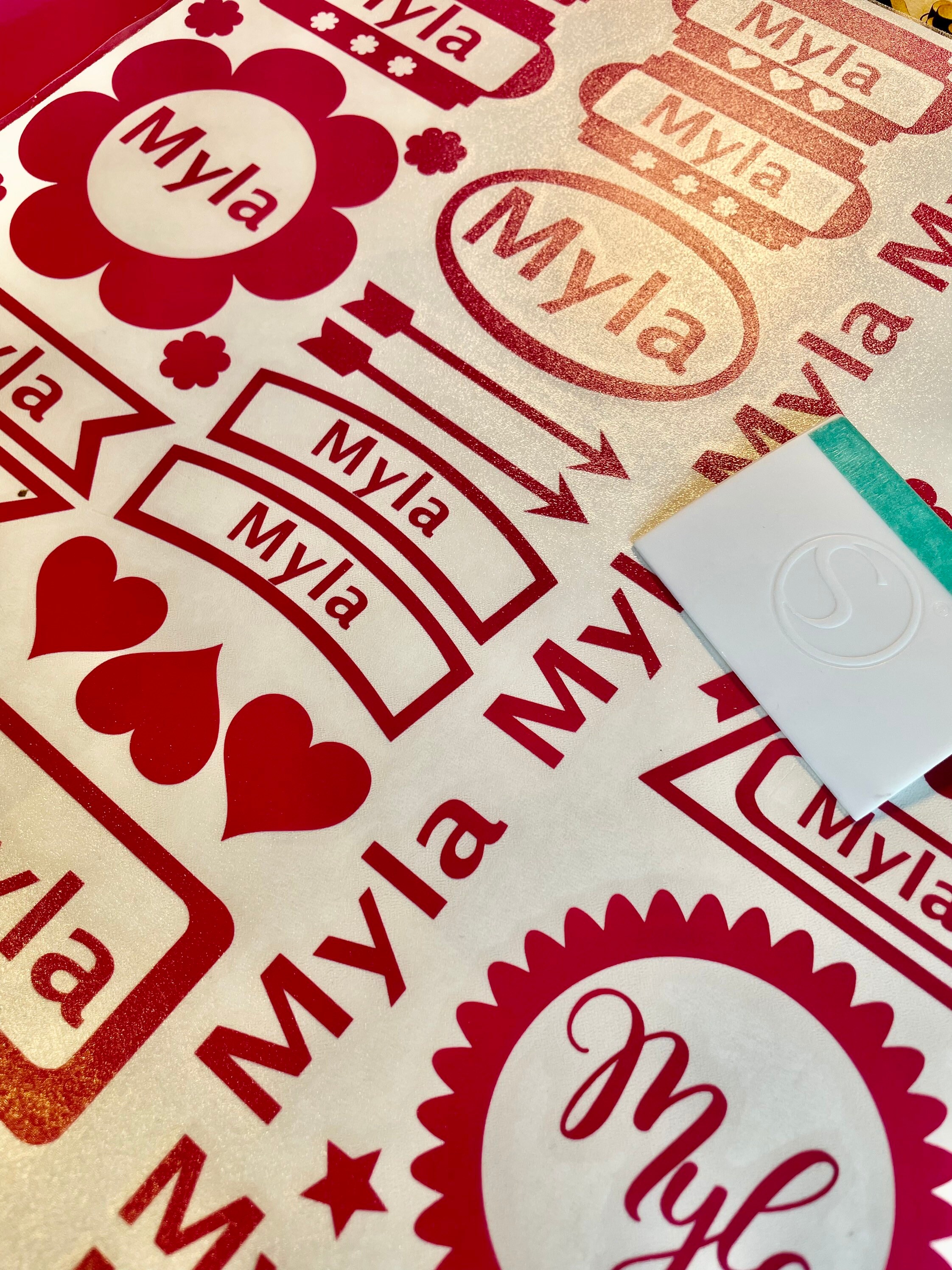 Name Sheet Labels Svg Studio3 V3 DOWNLOAD Decals - Etsy