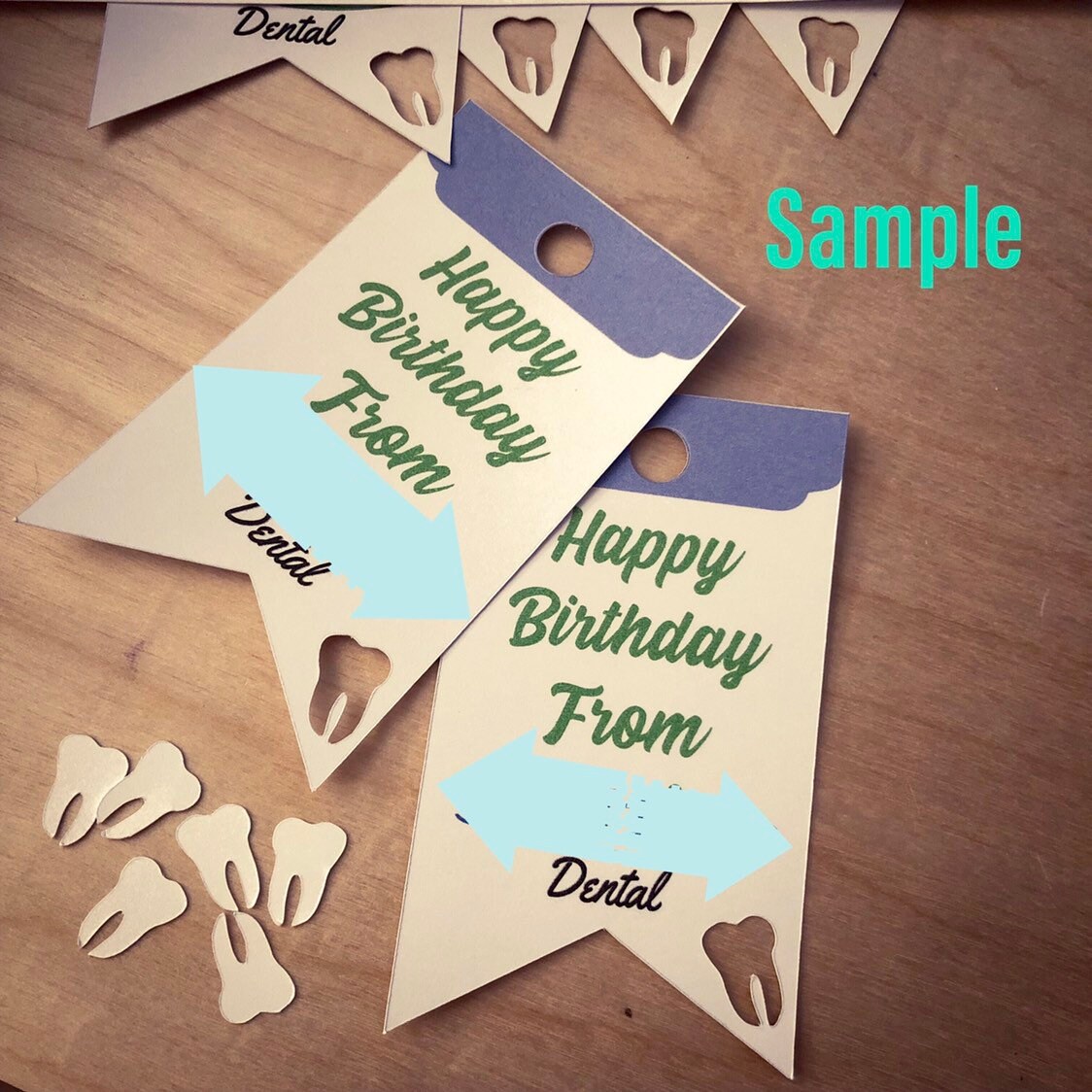 Dental Tooth Tags Label Print and Cut Instant Download Silhouette Svg ...