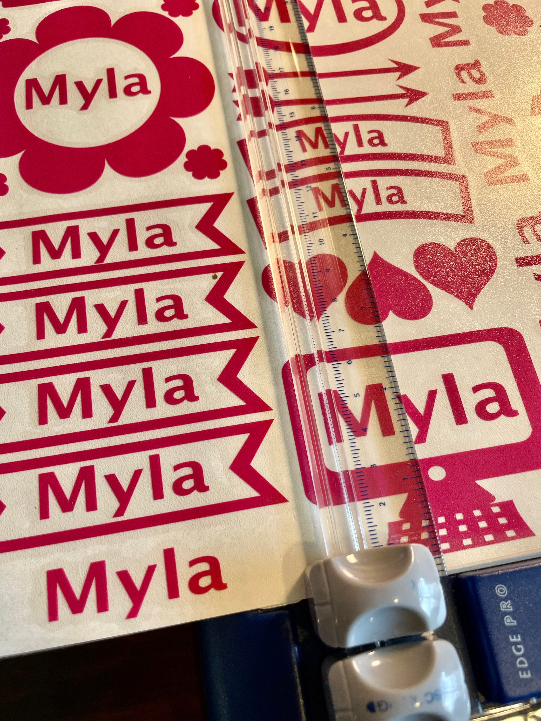 Name Sheet Labels Svg Studio3 V3 DOWNLOAD Decals - Etsy