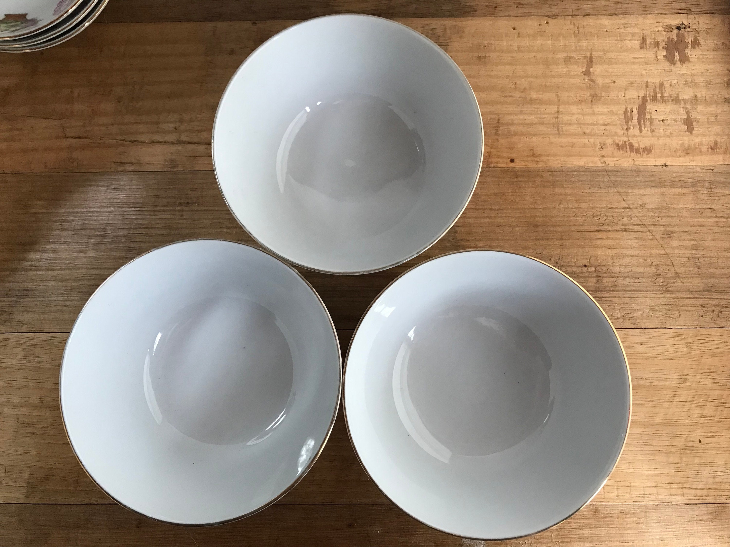 Vintage Rice Bowlsset of 3 Porcelain Rice Bowls and Sauce - Etsy Australia