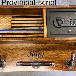 Police Duty Gear Rack - Vest Holder - Thin Blue Line Warrior Rack ...
