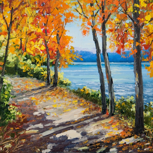 Fall Tree Painting - Etsy