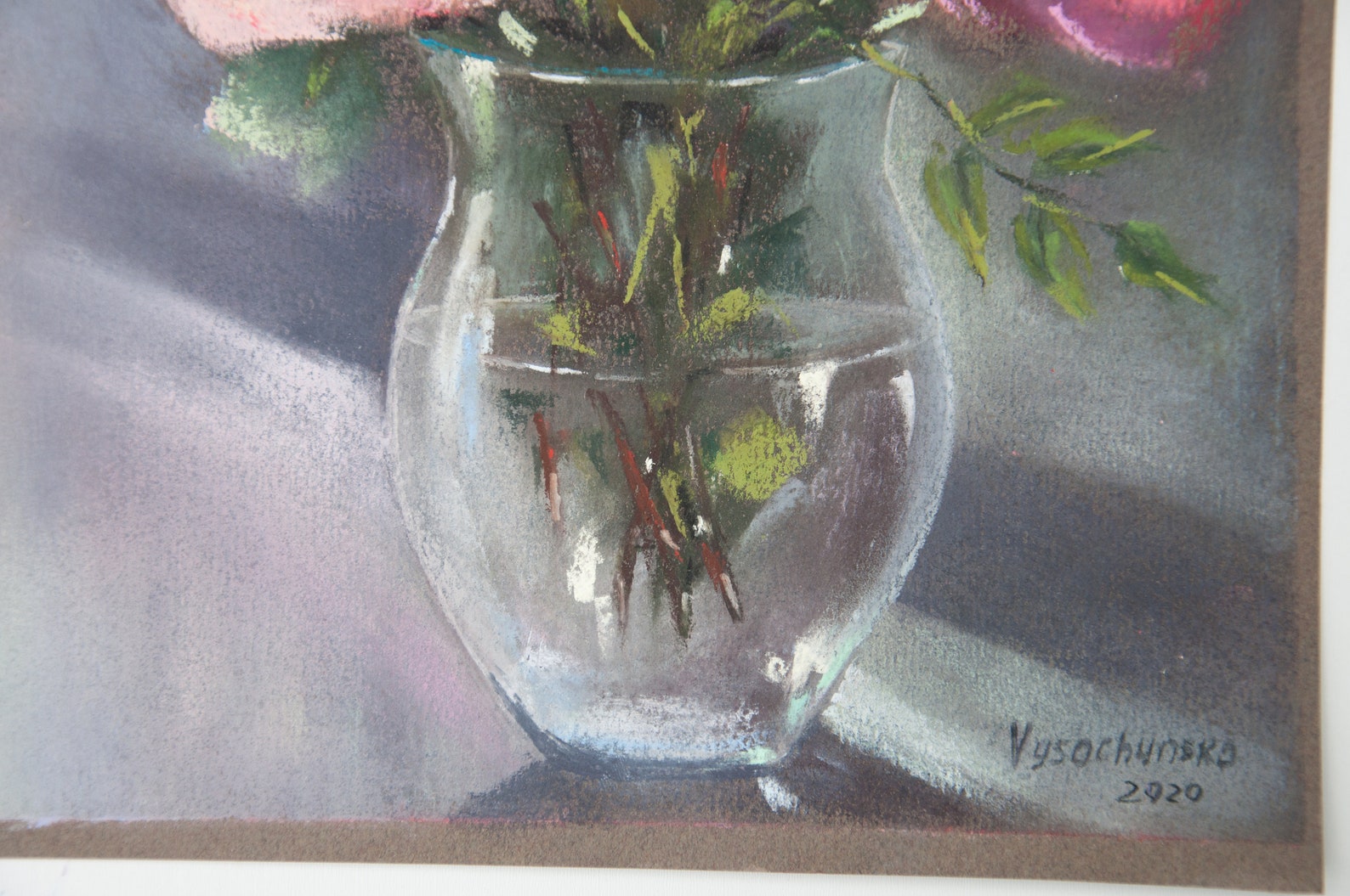 Flowers Pastel Painting Floral Pastel Drawing Original Art - Etsy