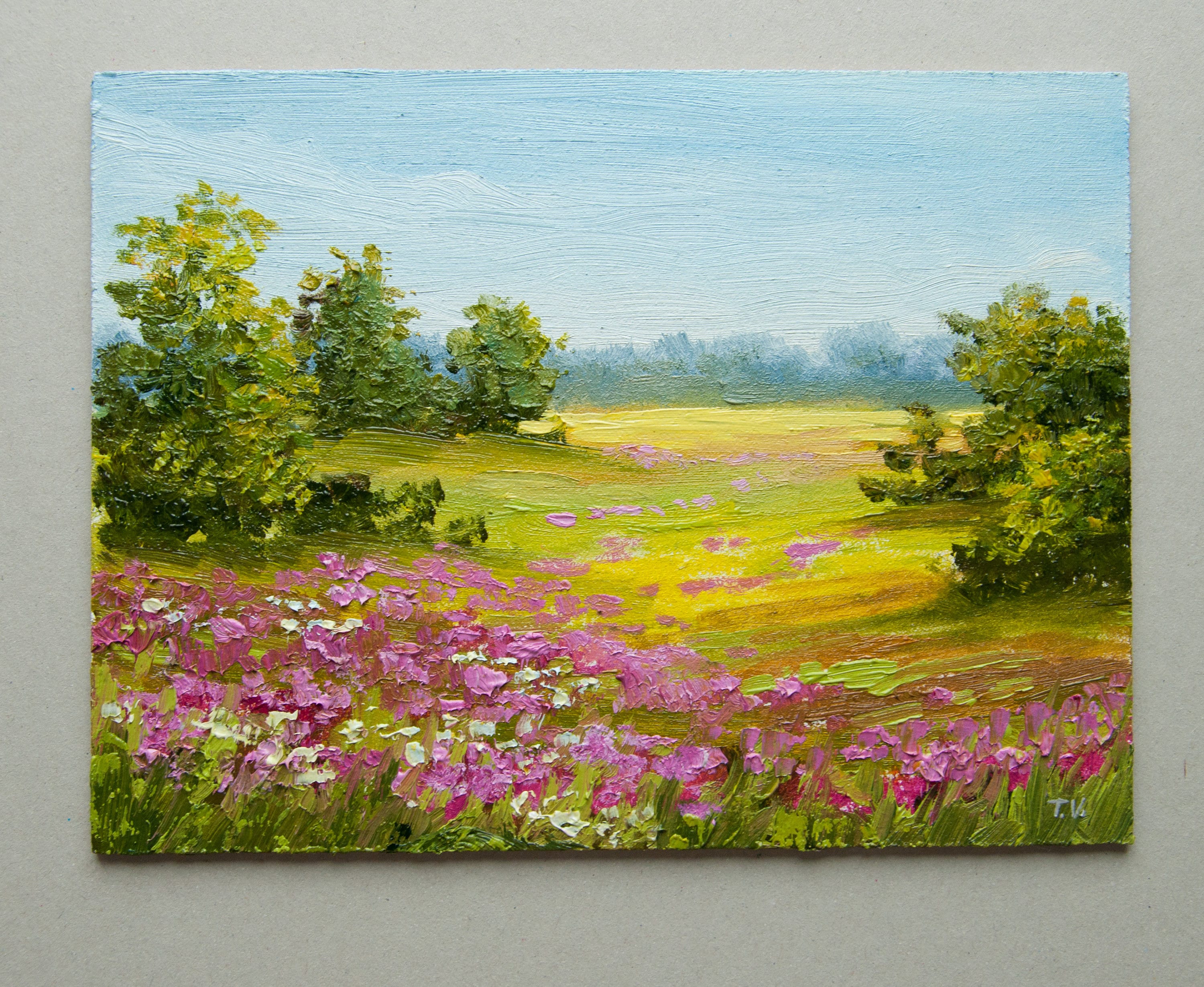 Flower Field Paintings