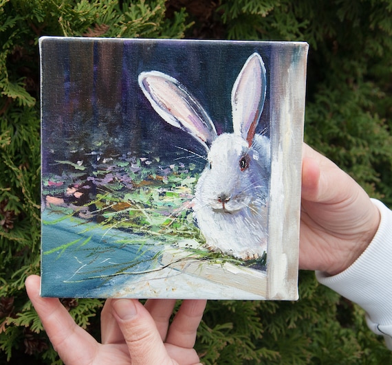 Rabbit Oil Paintings