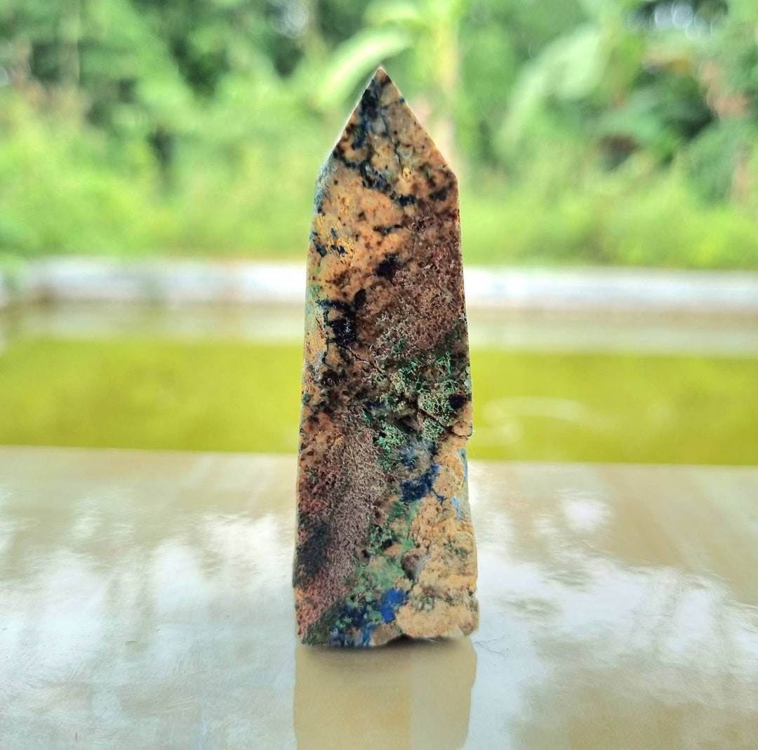 Azurite Tower Azurite Point Crystal Healing Stone, Chakra, Reiki 76 Gr ...