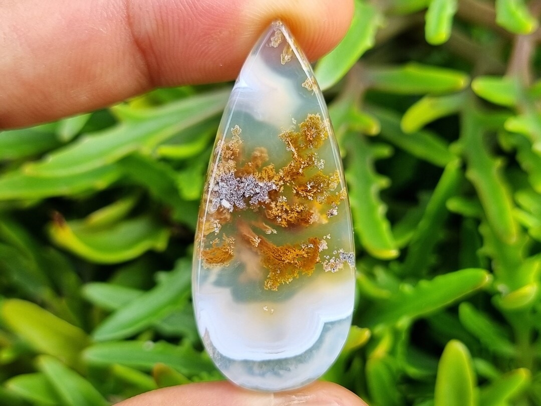 Scenic Moss Agate With Orbicular Pattern - Scenic Orbicular Moss Agate ...