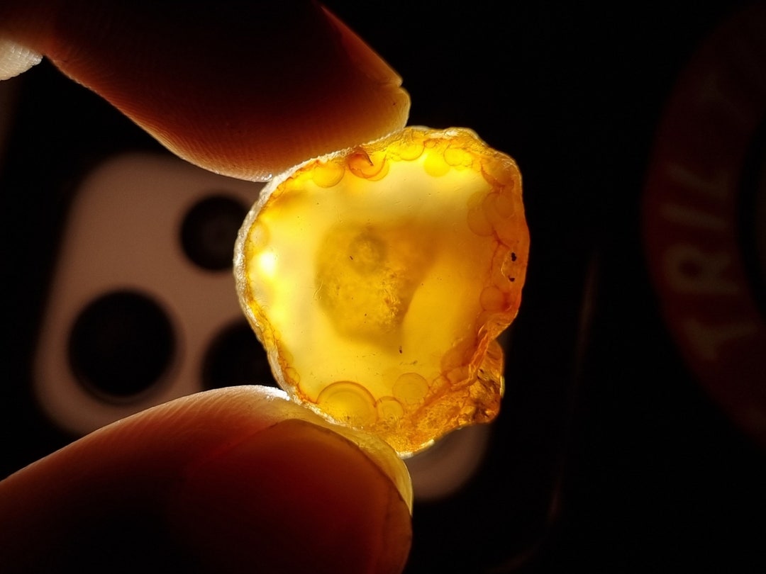 Enhydro Agate With Water Bubbling Inside, Unique Specimen Enhydro Agate ...