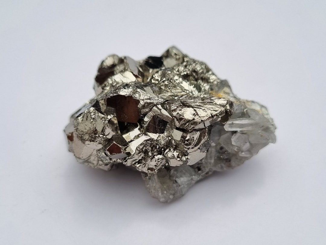 Pyrite Cluster - Natural Cubic Pyrite Crystal - AAA Indonesia Pyrite ...