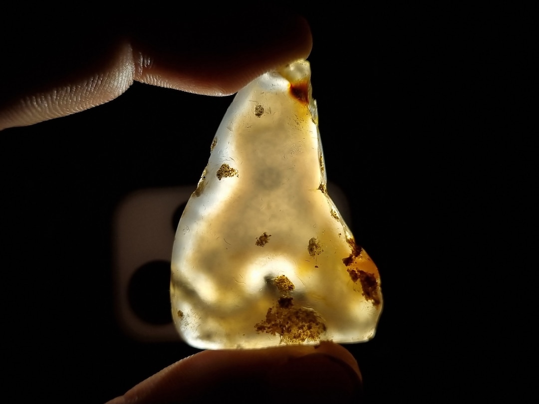 Enhydro Agate With Water Bubbling Inside, Unique Specimen Enhydro Agate ...