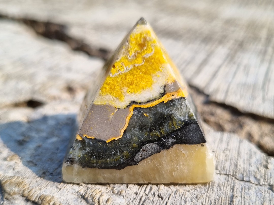 Bumblebee Jasper Pyramid Shape Pyramid Bumblebee Jasper - Etsy