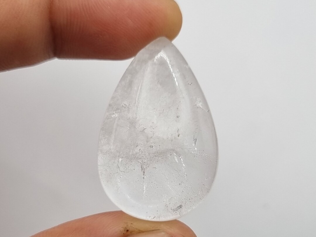 Crystal Ice Quartz Abochon, Phantom Quartz, Quartz Crystal, Energy ...