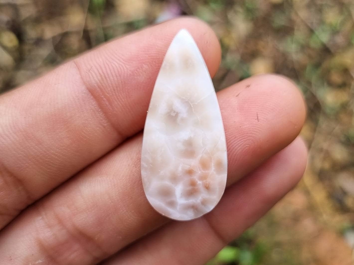 Thomsonite Stone Cabochon Pink Larimar Stone - Etsy