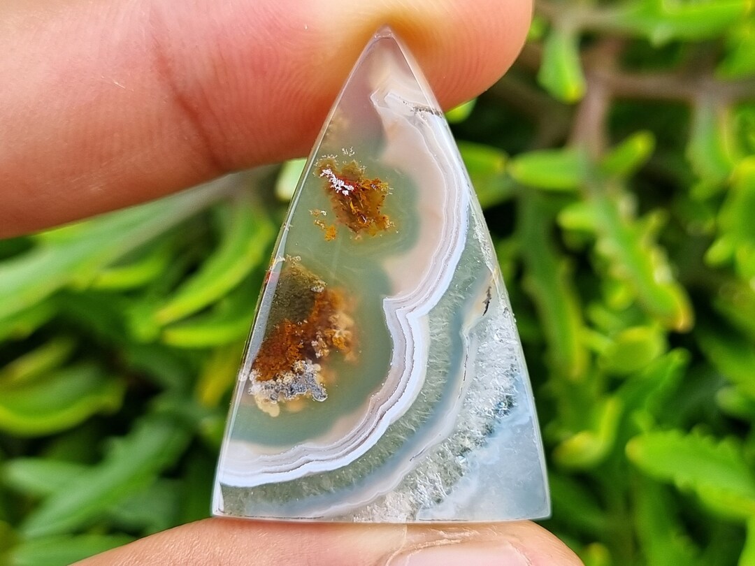 Scenic Moss Agate With Orbicular Pattern Scenic Orbicular Moss Agate - Etsy