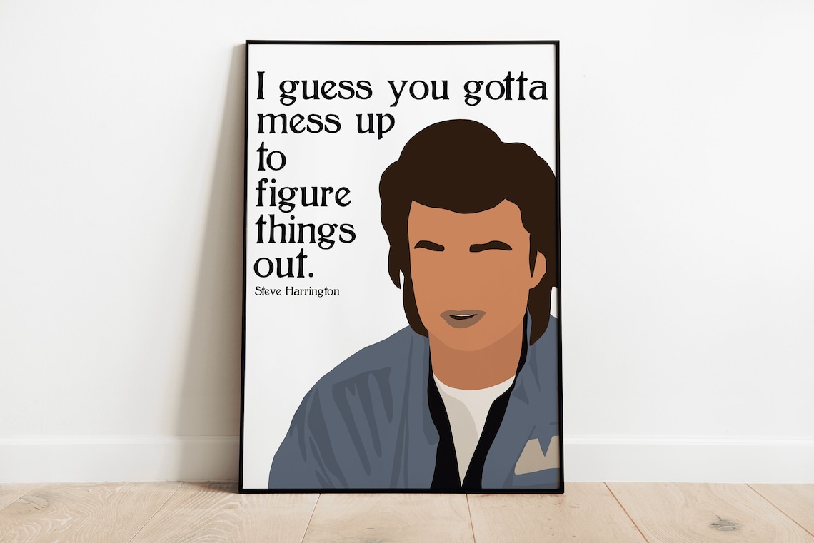 Stranger Things Character Posters Stranger Things Quotes - Etsy