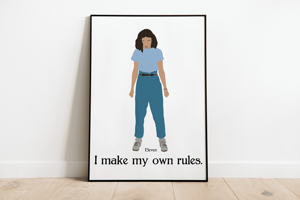 Stranger Things Character Posters Stranger Things Quotes - Etsy