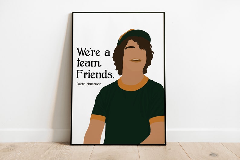 Stranger Things Character Posters Stranger Things Quotes - Etsy