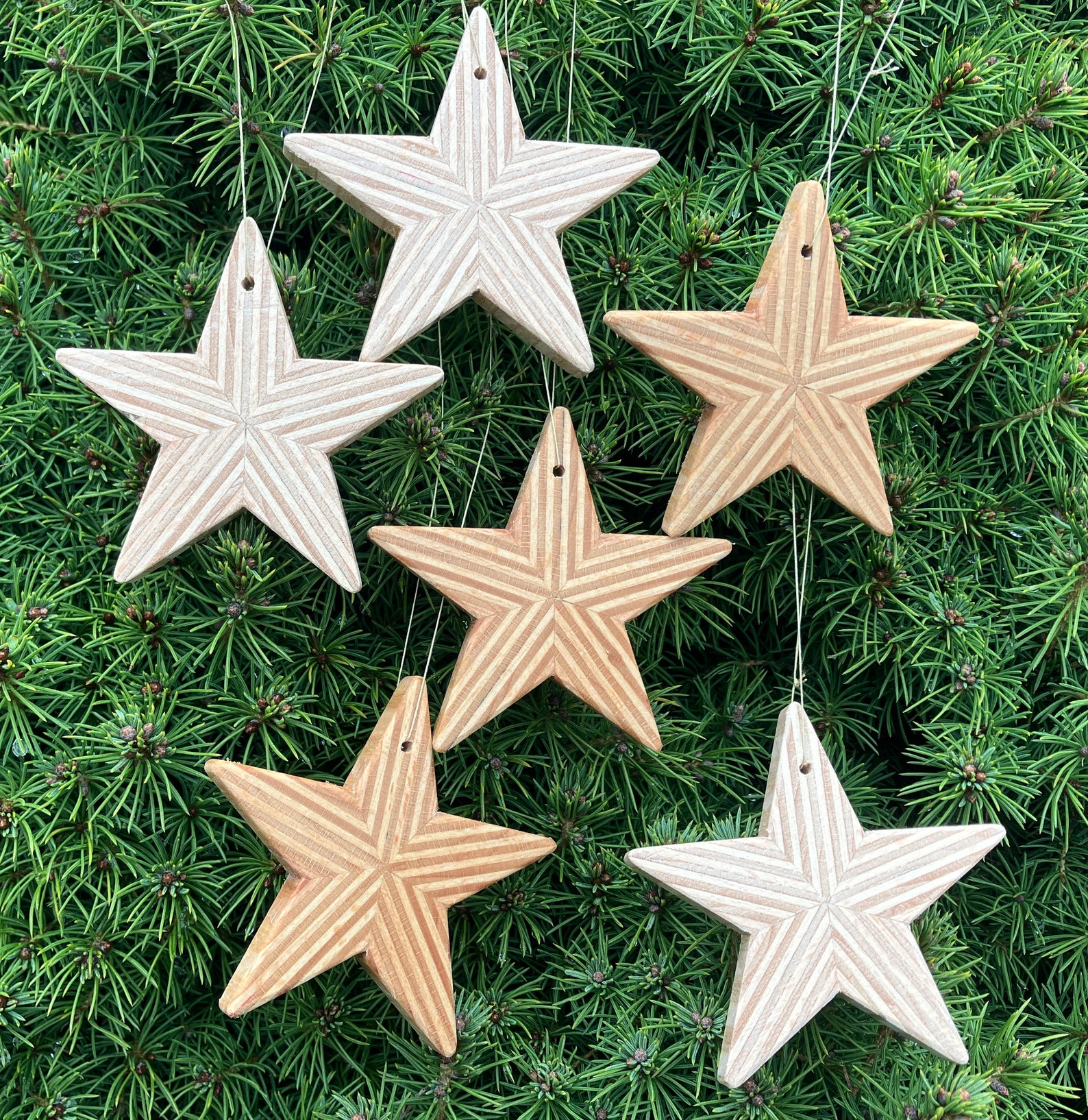Original Handmade Plywood Christmas Stars, Minimalist Scandinavian ...