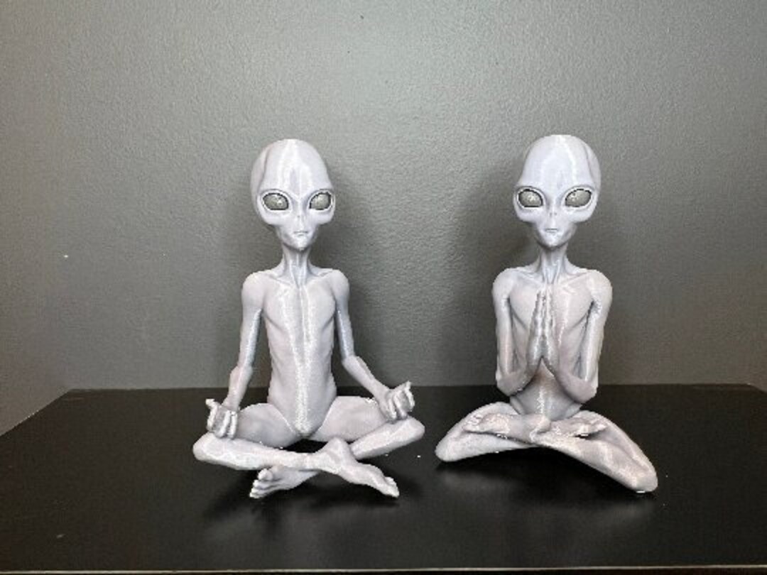 Meditating Alien DIY 8 Inch - Etsy