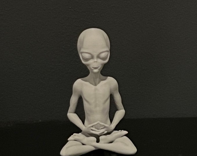NEW Meditating Alien Burmese Pose - Etsy