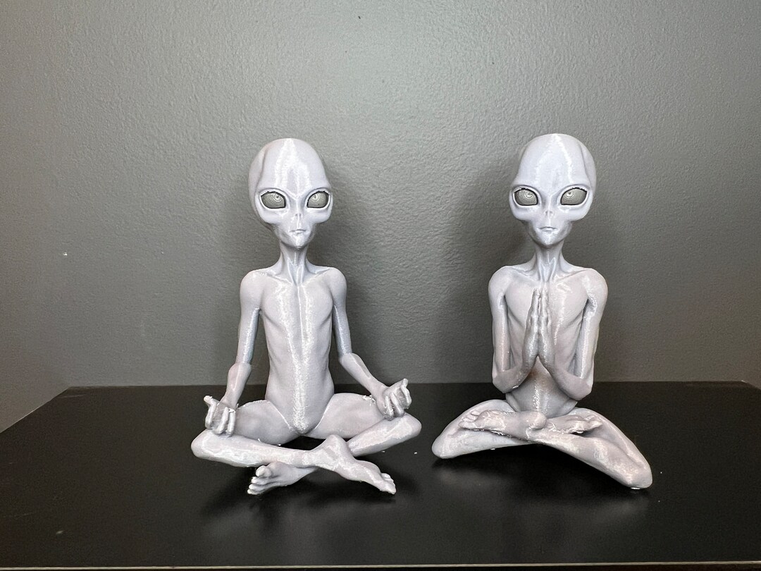 Meditating Alien DIY 6 Inch (two Poses Available) - Etsy