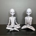NEW Meditating Alien Burmese Pose - Etsy