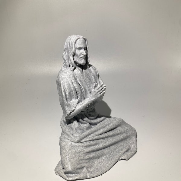 Jesus Meditating Statue - Etsy