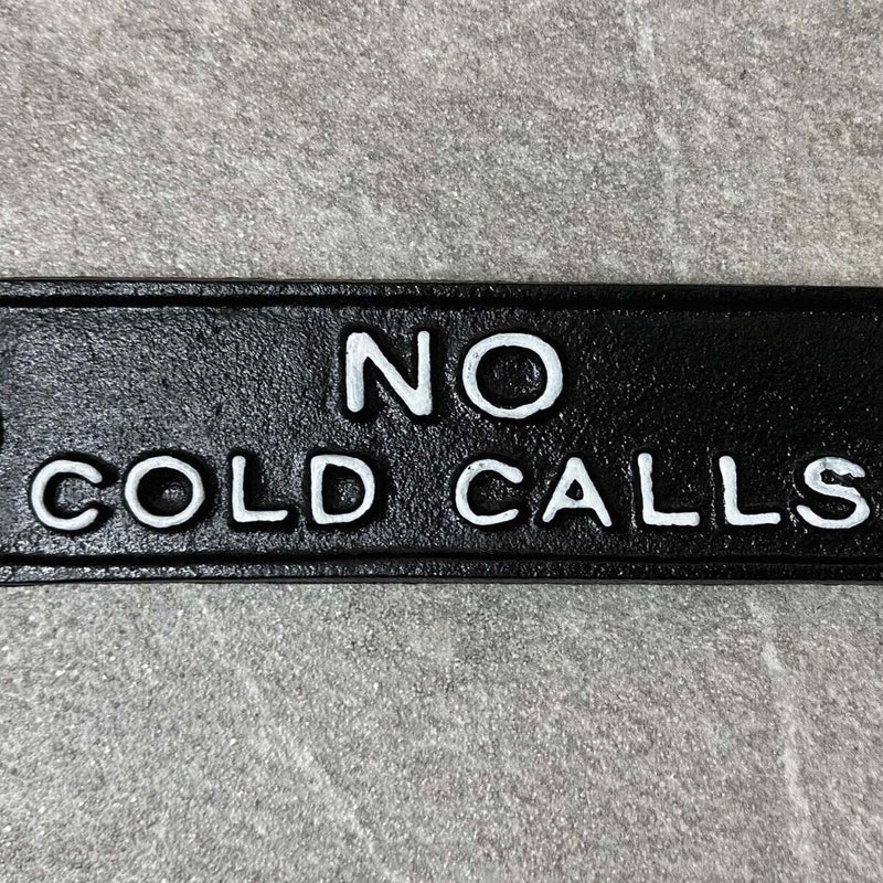 No Cold Callers Sign - Etsy UK