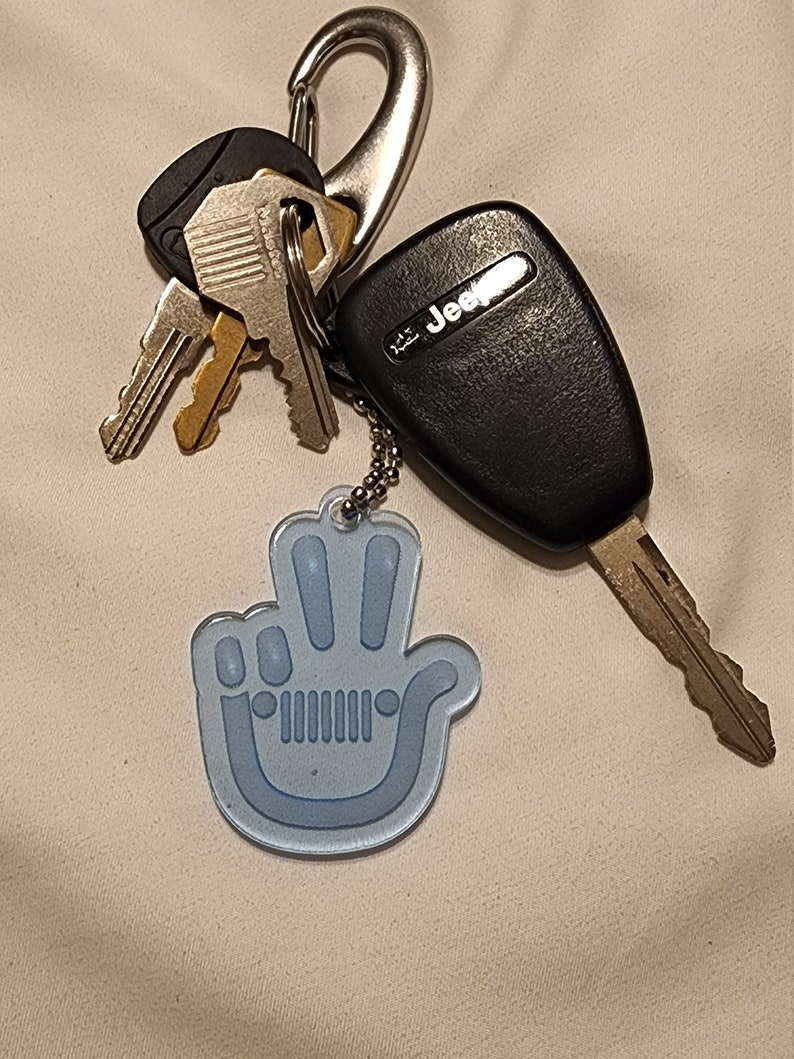 Wave Keychain - Etsy