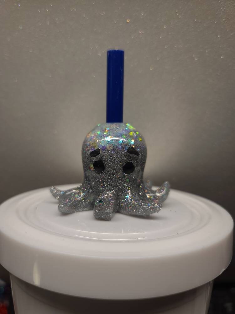Octopus straw topper / octopus/ strawtopper | Etsy