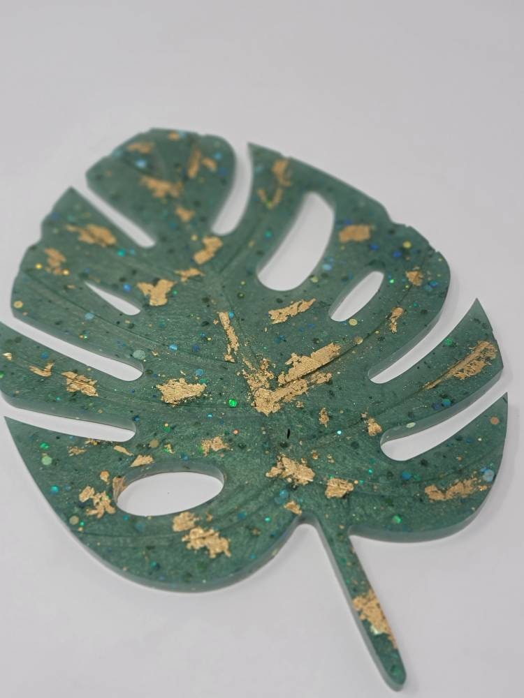 Monstera Leaf Coasters Set / Leaf Coaster Set / Monstera - Etsy