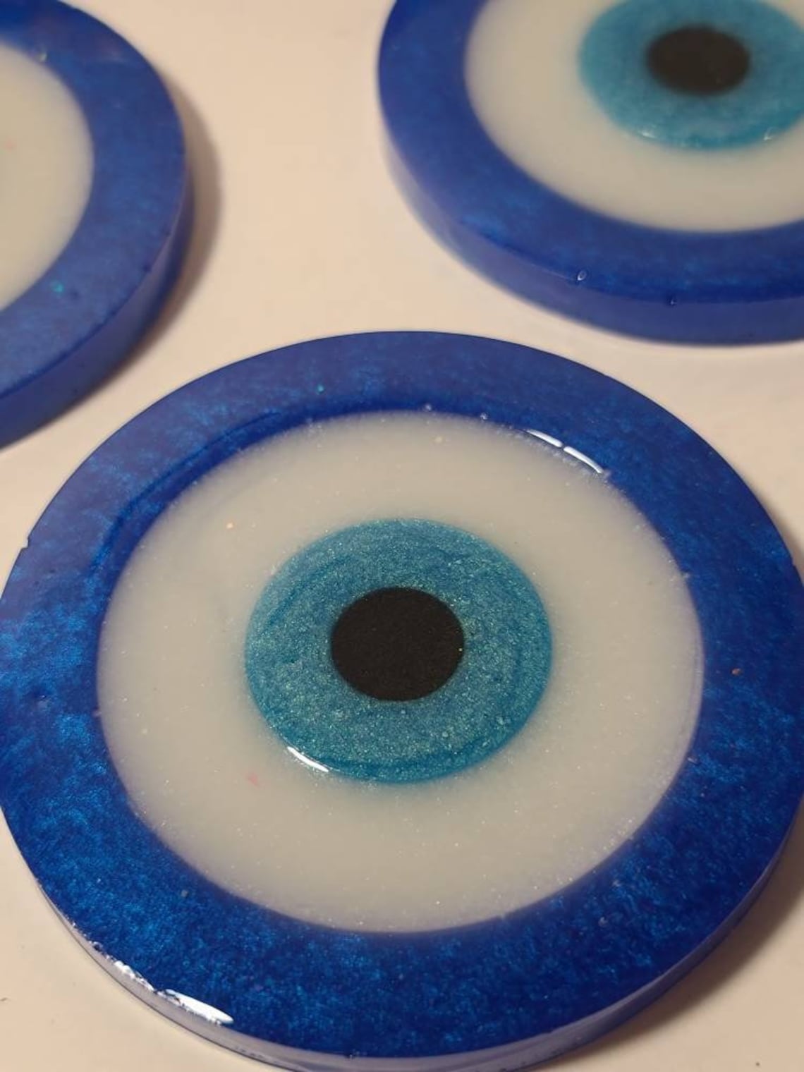 Evil Eye Coaster Set of 4 / Coaster Set / Evil Eye / Coaster - Etsy