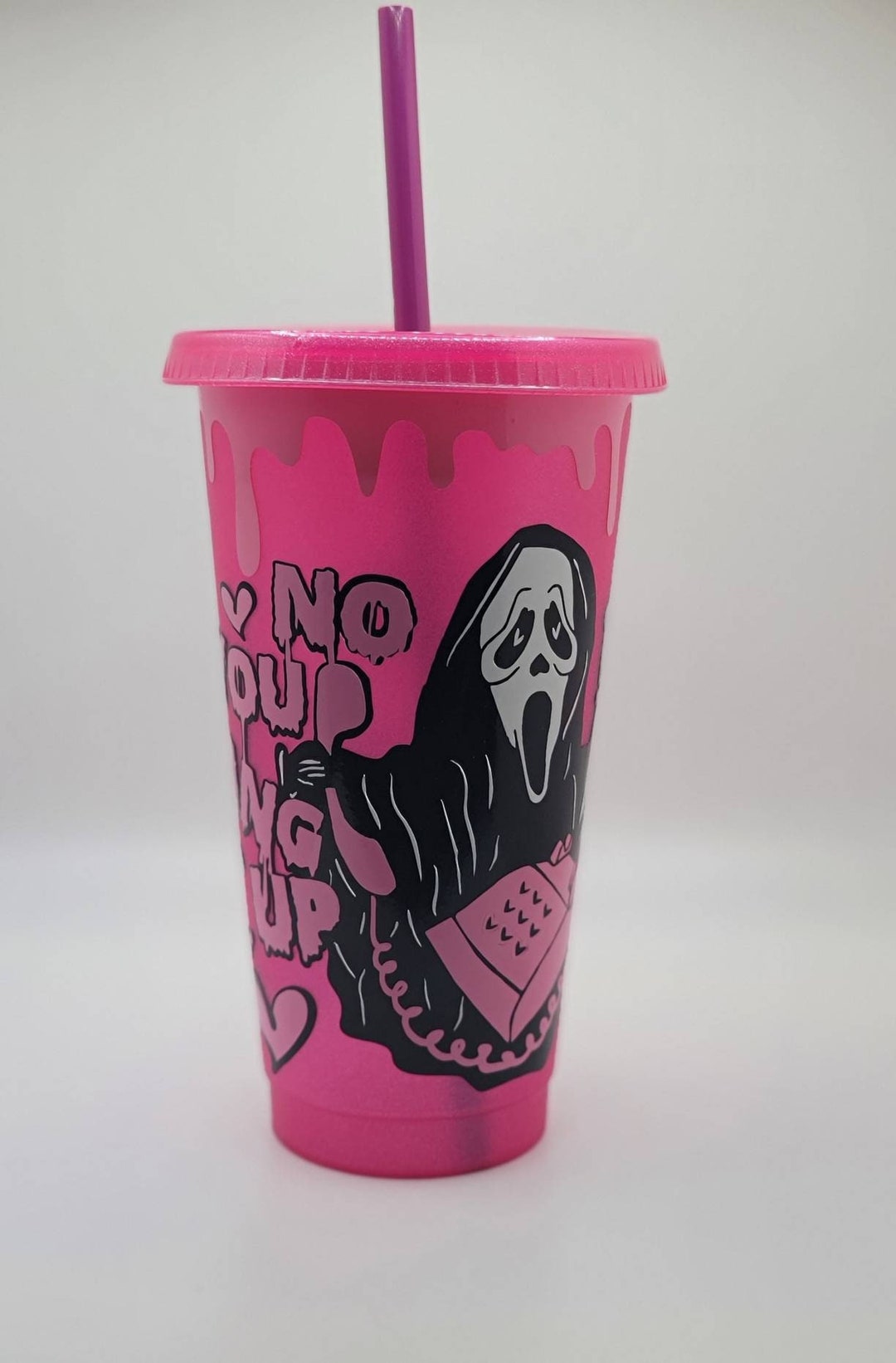 Scream Cold Cup / ghost face cup/ ghost face valentines day cup ...