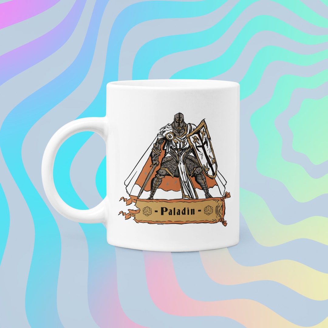 THE PALADIN Mug L Dungeons and Dragons Inspired Drinking - Etsy