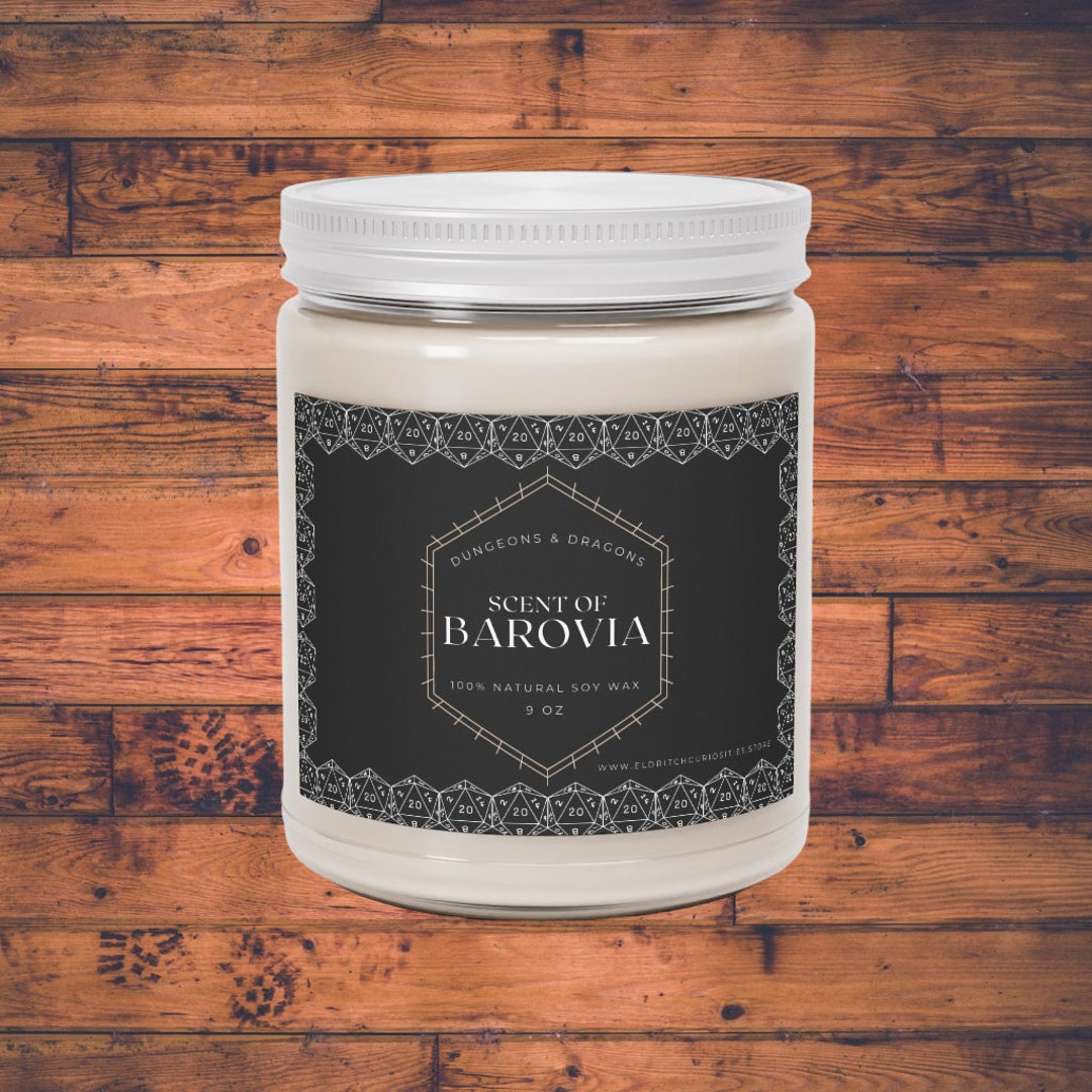 Scent of BAROVIA Candle L Curse of Strahd Inspired L 100% Natural Soy ...