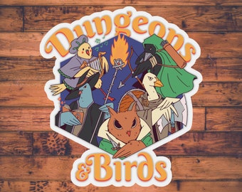Humans and Offices Sticker Dnd Sticker Dungeons and Dragons Stationary ...