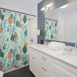 Dungeons and Dragons SHOWER CURTAIN L Dnd Dice Inspired Bathroom ...