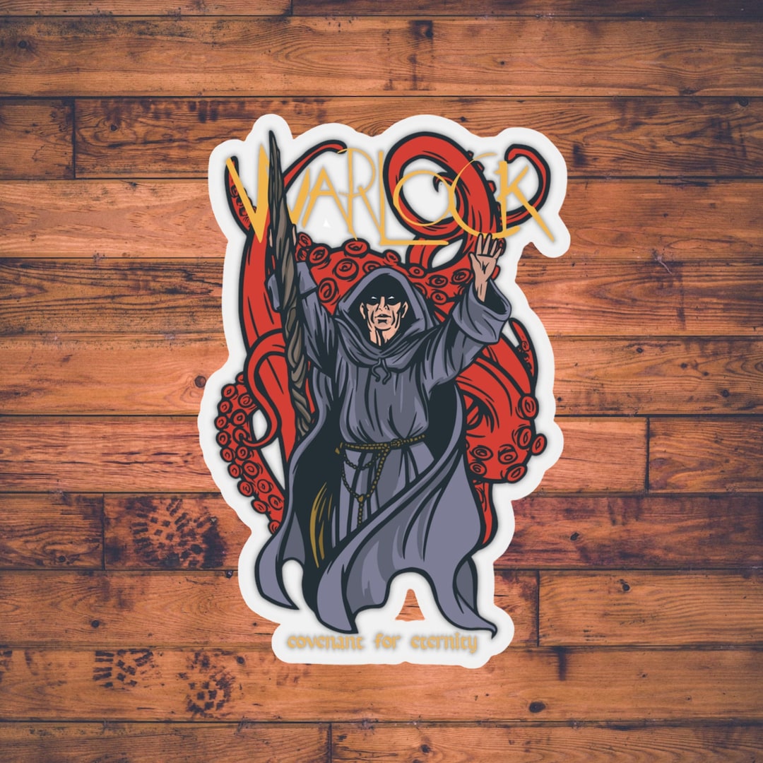 Warlock Class Sticker | Dnd Sticker | Dungeons and Dragons Stationary ...