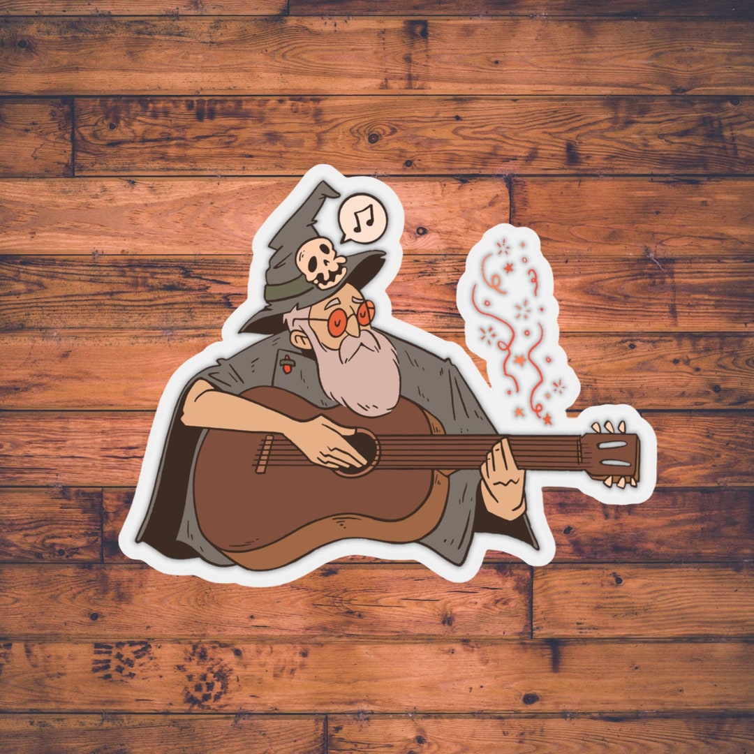 Musician Mage Sticker Dnd Sticker Dungeons and Dragons Stationary ...