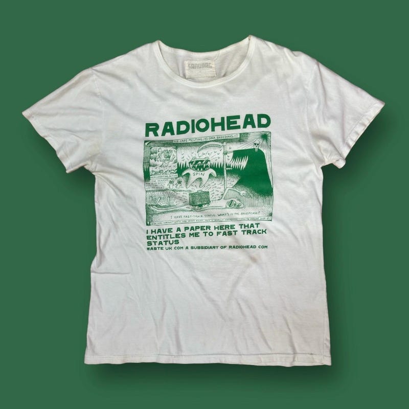 Radiohead T Shirt - Etsy