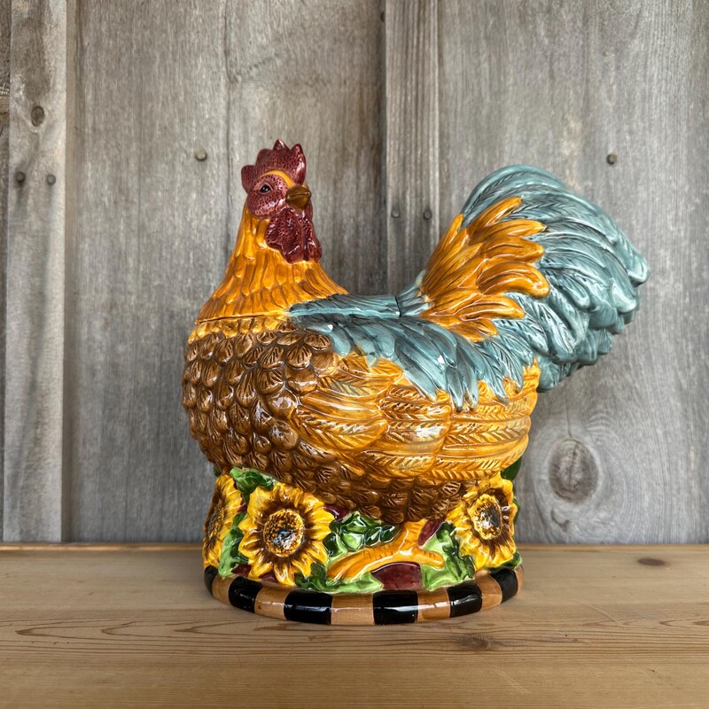 Ceramic Chicken Container - Etsy