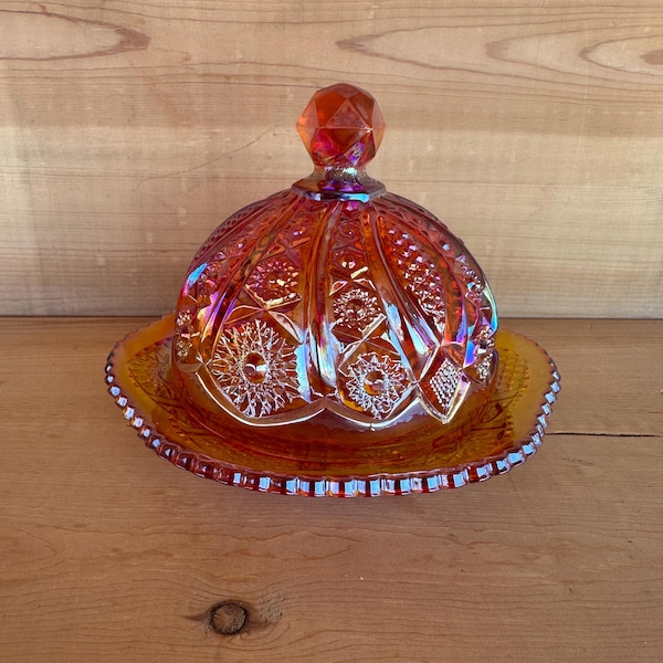 Red Glass Shell Bowl - Etsy