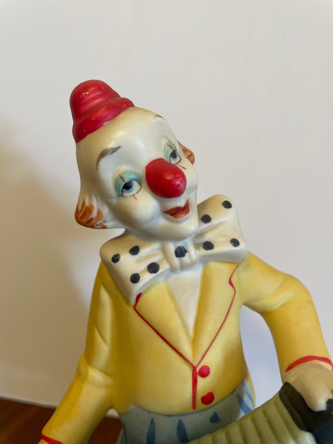 Vintage Clown Music Box, Clown With Accordian Music Box, Childs Clown ...