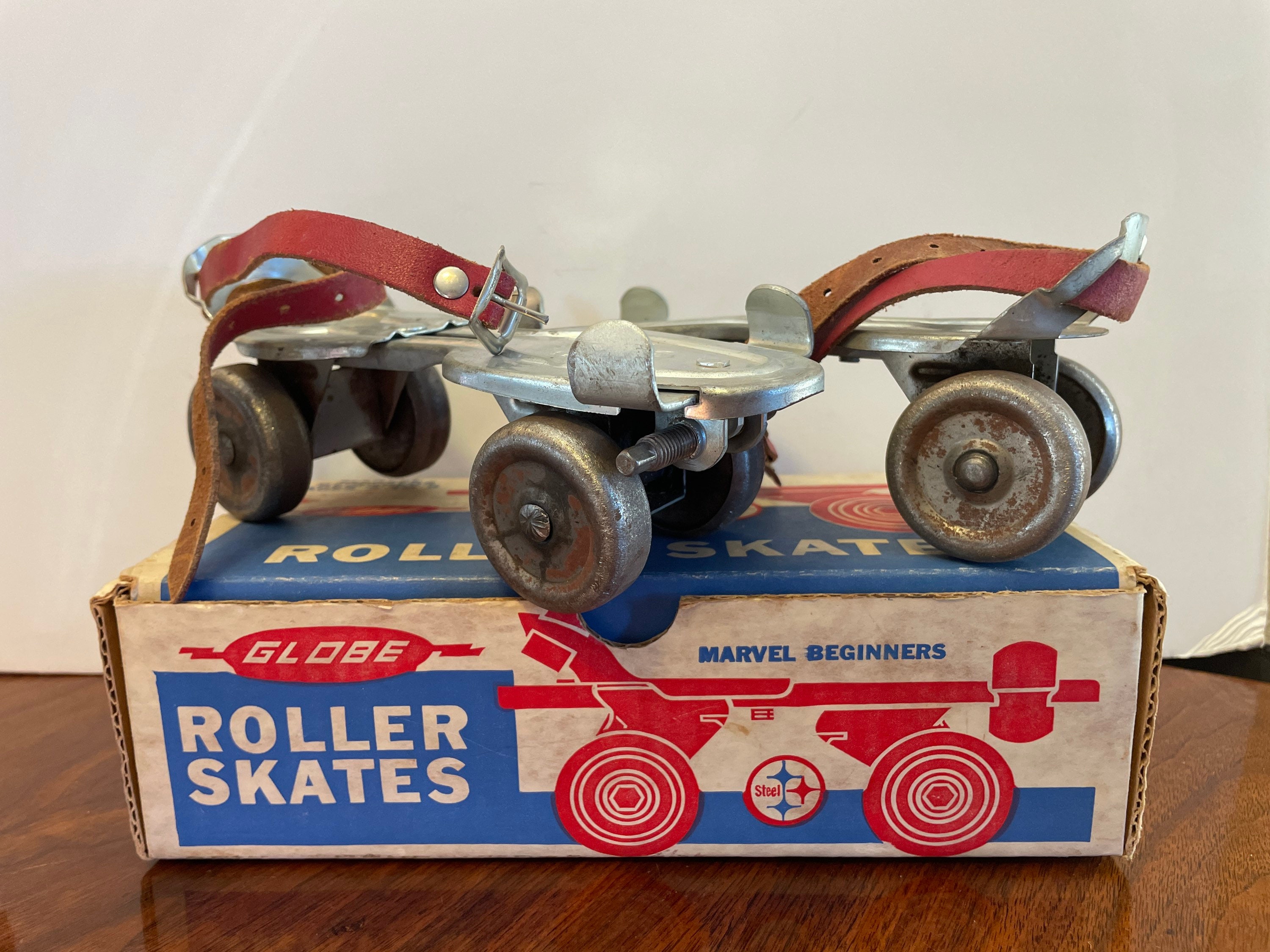 Vintage Metal Roller Skates