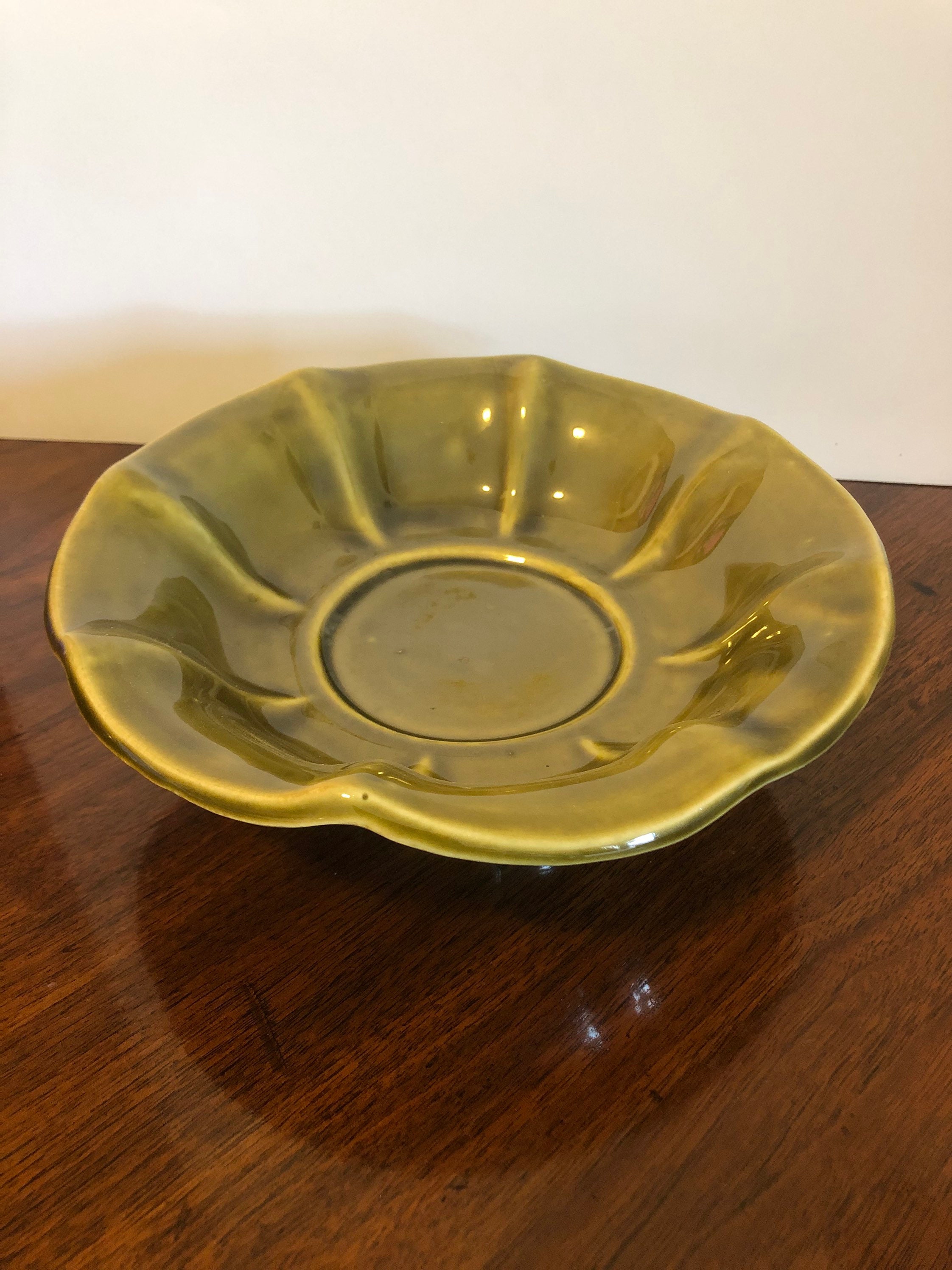 Vintage Mccoy Green Small Pitcher and Bowl Mccoy Pitcher and - Etsy