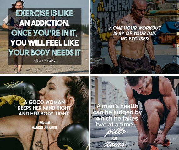 100 Fitness Social Media Engagement Posts - Etsy