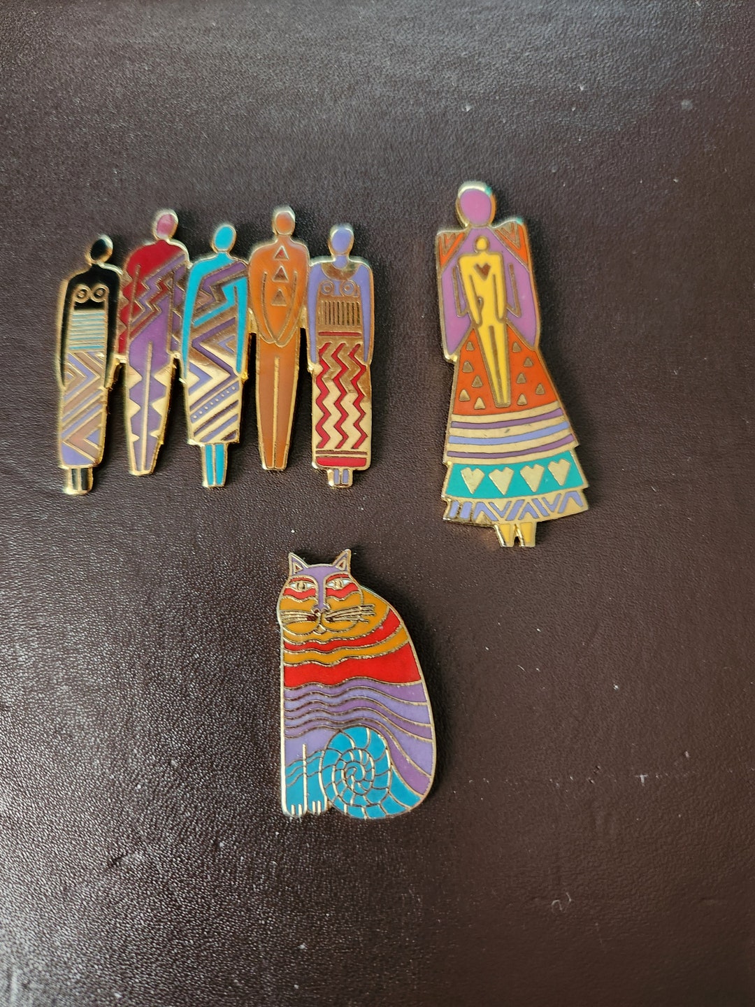 Laurel Burch Vintage Lot Back Broken Pins Brooches-for Crafts or Repair ...