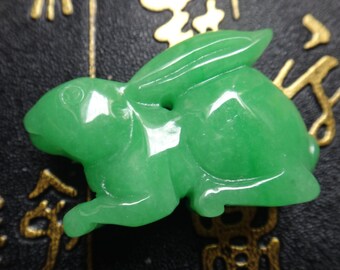 Jade Rabbit Pendant | Etsy