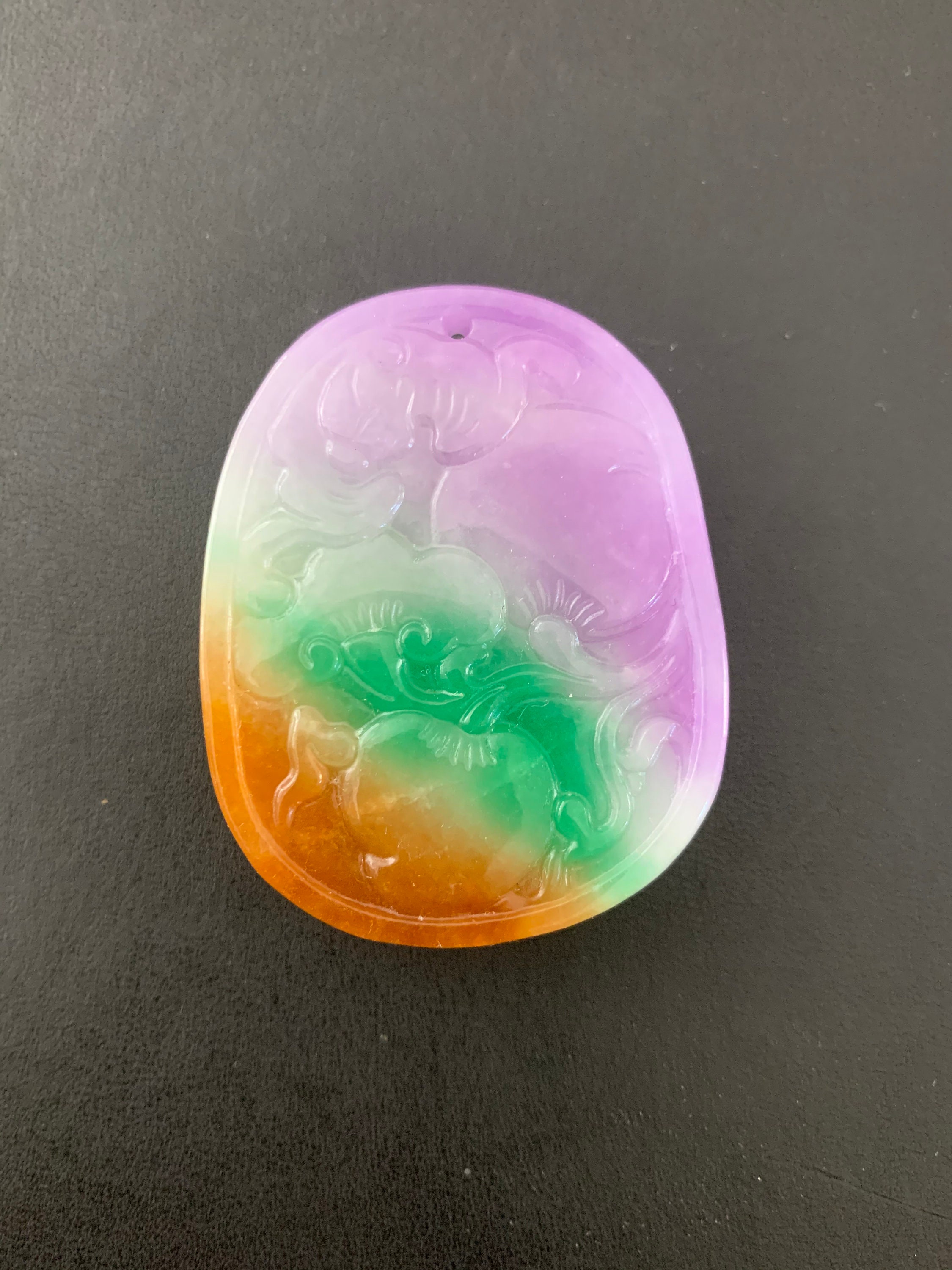 Chinese Lantian Stone Magpie Purple Jade Stone Carved Magpie | Etsy