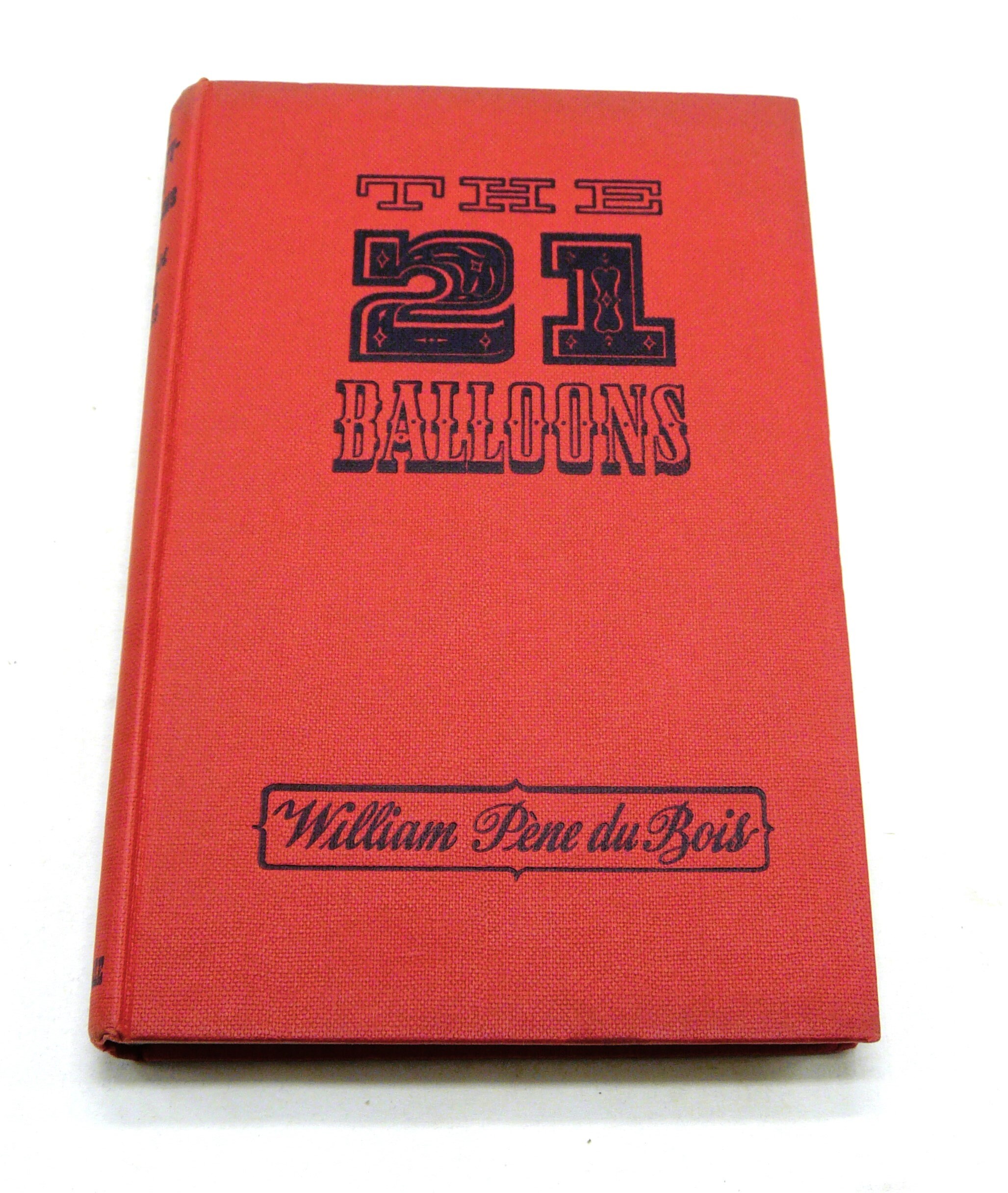 The Twenty-one Balloons by William Pene Du Bois UK First - Etsy